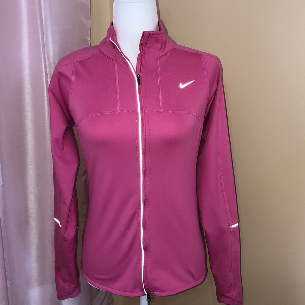 Nike Dry Fit Light Weight Pink Running Jacket. Xs - Gem